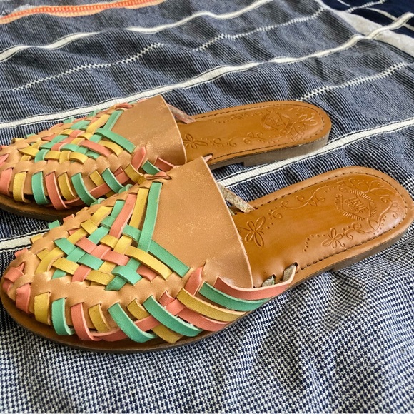 True Craft | Shoes | Boho Woven Sandalsz 7 | Poshmark
